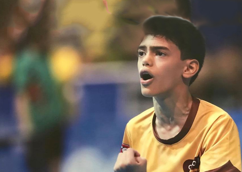 José Guillermo se Posicionó Cuarta Raqueta Preinfantil del País